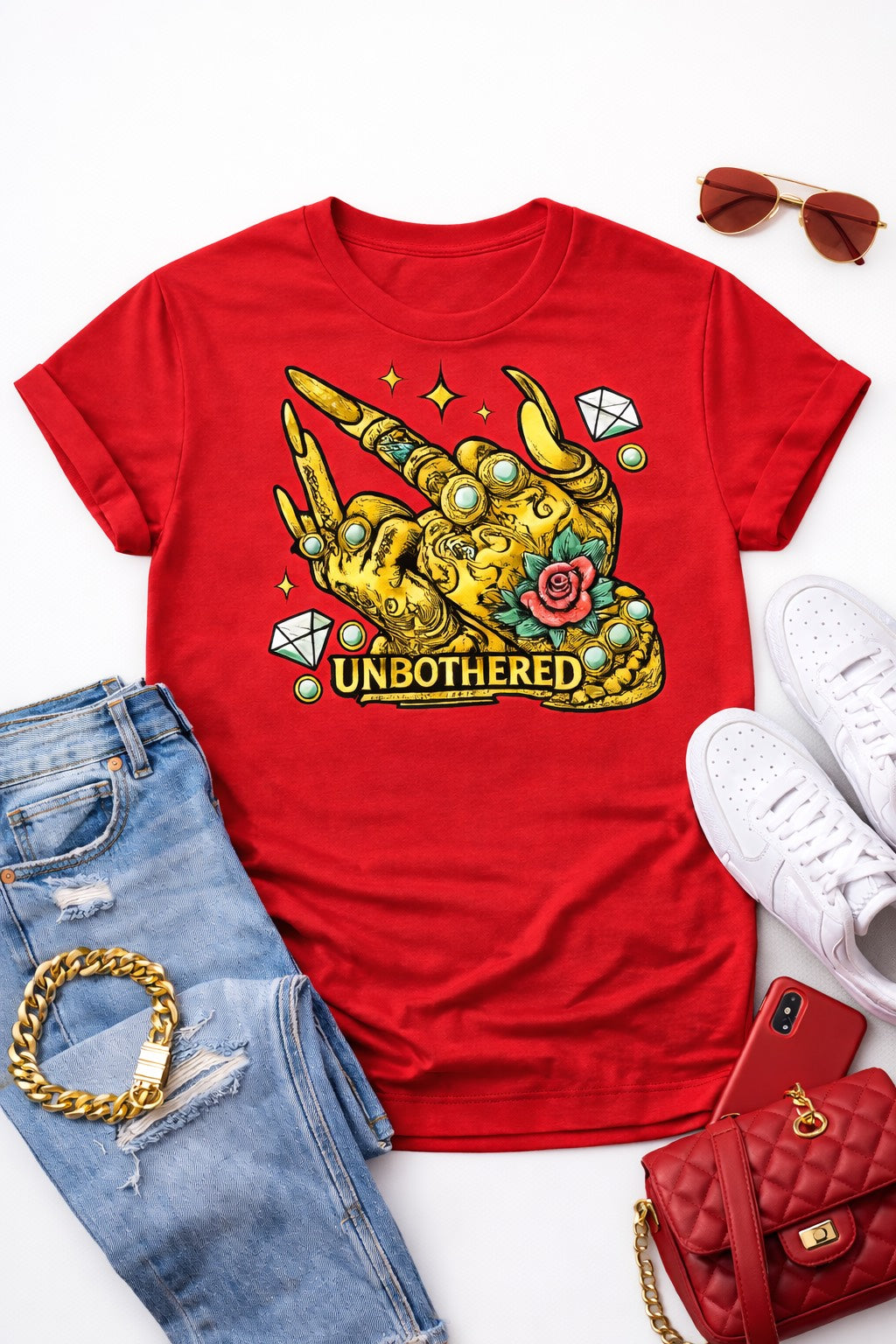 Unbothered – Pressed and Paid Tees